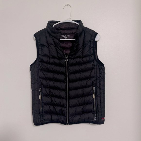 Tumi | Jackets & Coats | Tumi Pax Black Puffer Zip Up Vest | Poshmark